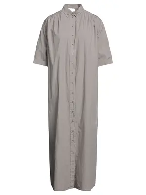 8PM 8PM Cotton Shirt Dress Dove Grey