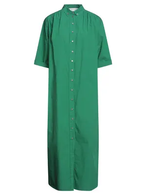 8PM 8PM Cotton Shirt Dress Green