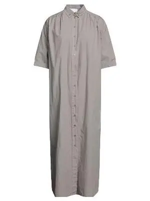 8PM Cotton Shirt Dress - Grey