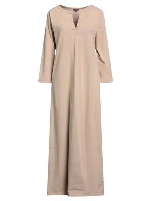 Aspesi Maxi Flared Dress Sand