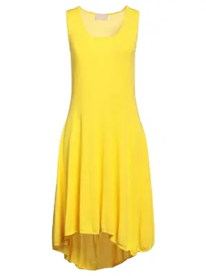 DRUMOHR Midi Cotton Dress Yellow