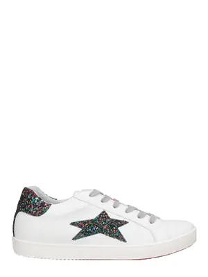 ISHIKAWA Leather Low-top Sneakers - White