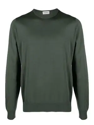 John Smedley Fine-knit Cotton Jumper - Green