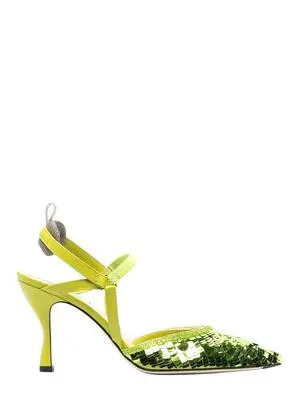 Fendi Point-toe Pumps - Green