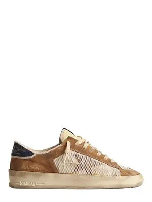 GOLDEN GOOSE Stardan Lace-up Sneakers - White/beige