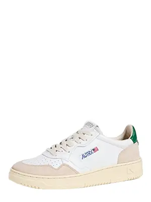 AUTRY Medalist Low Top Sneakers - White/amazon Green