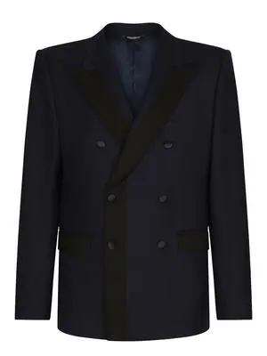 Dolce & Gabbana Sicilia-fit Double-breasted Blazer - Blue