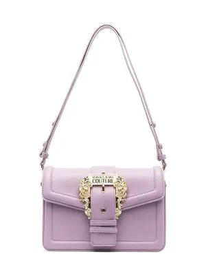 Versace Logo-plaque Crossbody Bag - Purple