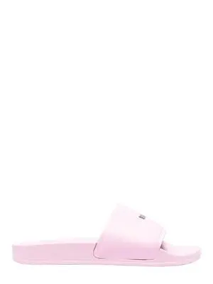 MSGM Logo-print Sliders - Pink