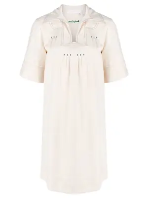 SEE BY CHLOÉ See By Chloé Short-Sleeve Embroidered Minidress