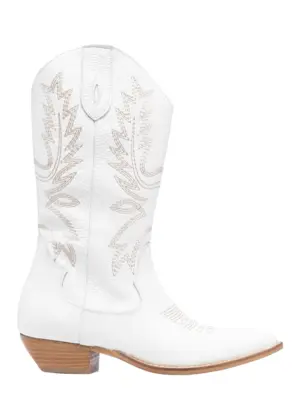 P.A.R.O.S.H P.A.R.O.S.H. Embroidered Leather Texan Boots