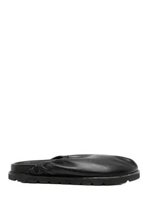 REIKE NEN Sheepskin Slip-on Loafers - Black