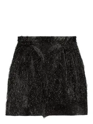 Red Valentino Textured Mini Skirt - Black