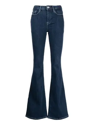 FRAME Flared Organic Cotton Jeans - Blue