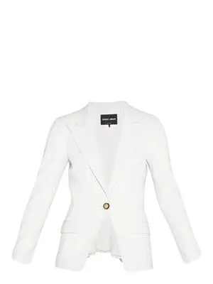 Giorgio Armani Viscose-blend Single-breasted Blazer - Ice