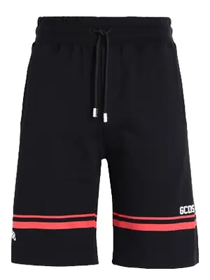 Gcds Cotton Bermuda Shorts - Black