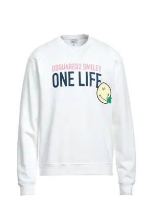 Dsquared2 X Smiley World Sweatshirt Ivory