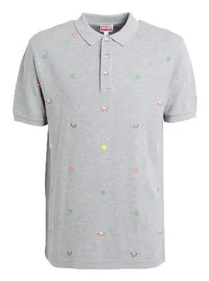 Kenzo Polo Shirt Size Organic Cotton - Grey