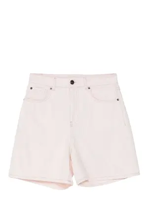 SEMICOUTURE Denim Shorts - Orange