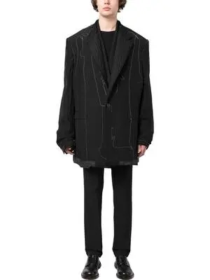 NICOLAS ANDREAS TARALIS Reversible Oversized Blazer
