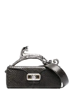 LANVIN Snakeskin Effect Mini Tote - Grey
