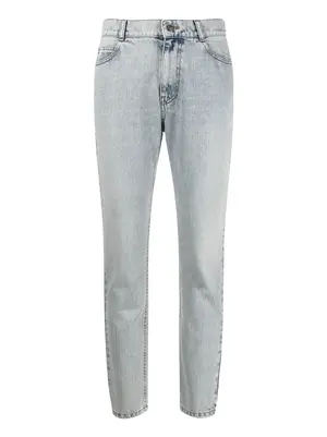 Ports 1961 Cropped Slim-cut Jeans - Blue