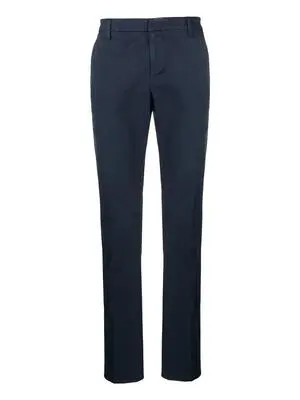 DONDUP Mid-rise Slim-fit Chinos - Blue