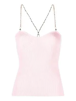 BLUGIRL Crystal-embellished Knit Top - Pink