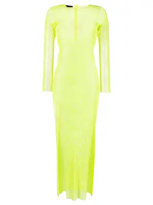 SANTA BRANDS Semi-sheer Maxi Dress - Green