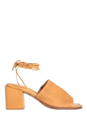 CAFÈNOIR Leather Sandals - Beige