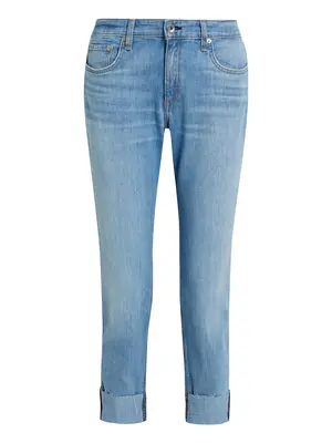 Rag & Bone Dre Boyfriend Jeans - Light Denim