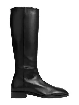 STUART WEITZMAN Keelan Leather Knee Boots - Black