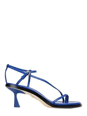 Zimmermann Leather Sandals Cobalt Blue