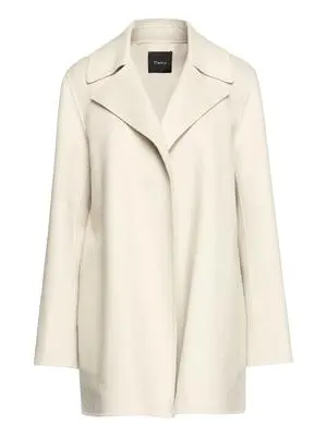 THEORY Brushed Wool And Cashmere-Blend Felt Coat