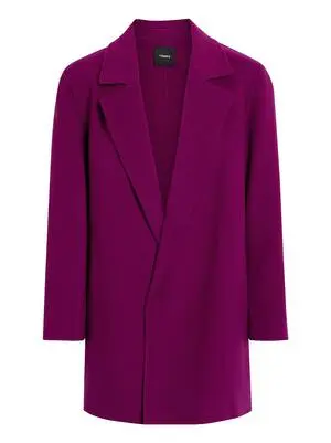 Theory Clairene Cashmere-felt Coat - Magenta