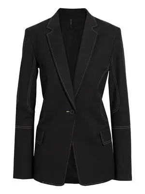 Helmut Lang Cotton-blend Blazer - Black