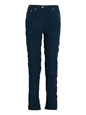Helmut Lang Crinkled Straight-leg Pants - Indigo