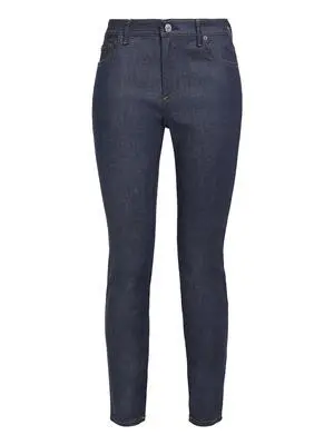 Acne Studios Peg Cropped High-rise Skinny Jeans - Dark Denim