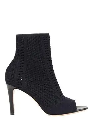GIANVITO ROSSI Stretch-mesh Ankle Boots - Black