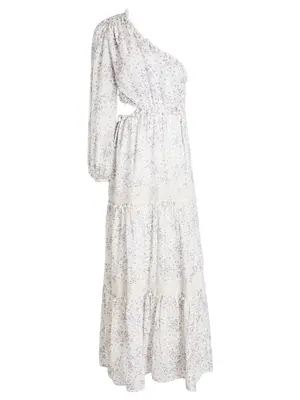 Cami Nyc Olympia One-sleeve Maxi Dress - White