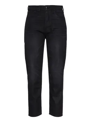 Rag & Bone Maya Cropped Slim-leg Jeans - Black