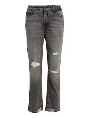 Good American Good Vintage Straight-leg Jeans - Dark Gray