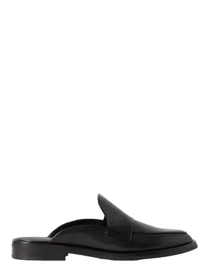 3.1 Phillip Lim Alexa Leather Slippers - Black
