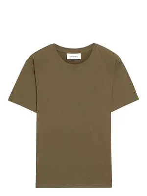 FRAME Cottonjersey Tshirt - Army Green