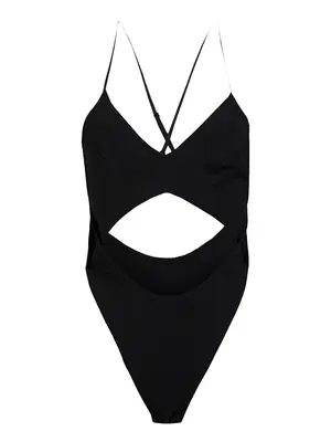 David Koma Cutout Bodysuit - Black