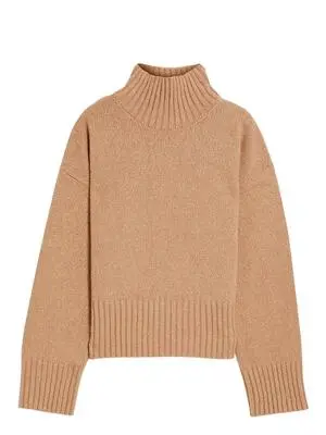 FRAME Wool-blend Turtleneck Sweater - Sand