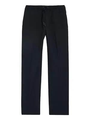 MARCELO BURLON COUNTY OF MILAN Straight-leg Wool Pants - Black