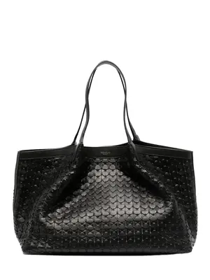 SERAPIAN Textured Shoulder Bag - Black