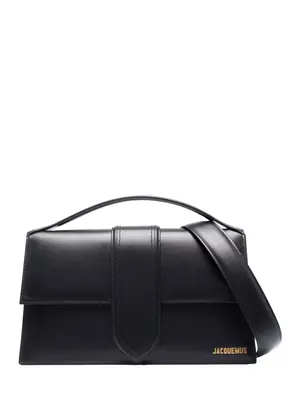 Jacquemus Le Bambinou Leather Tote - Black