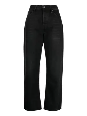 TOTEME Twisted Seam Wide-leg Jeans - Black